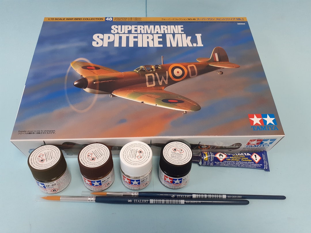 Fog GIFT SET Tamiya 1/72 Scale WW2 British Spitfire Aircraft Model ...