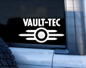Vault-tec Logo Decal for Cars, Jeeps, Wranglers, Broncos Great Nerd ...