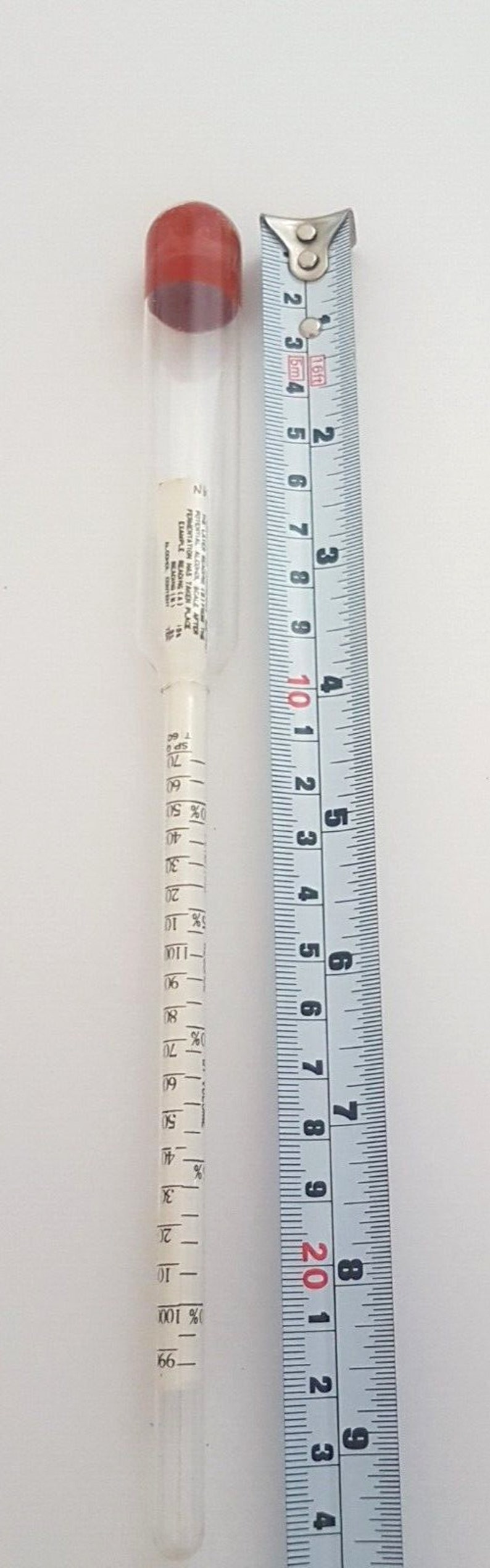 Lot of Triple Scale Hydrometer and Floating Dairy Thermometer Made in ...