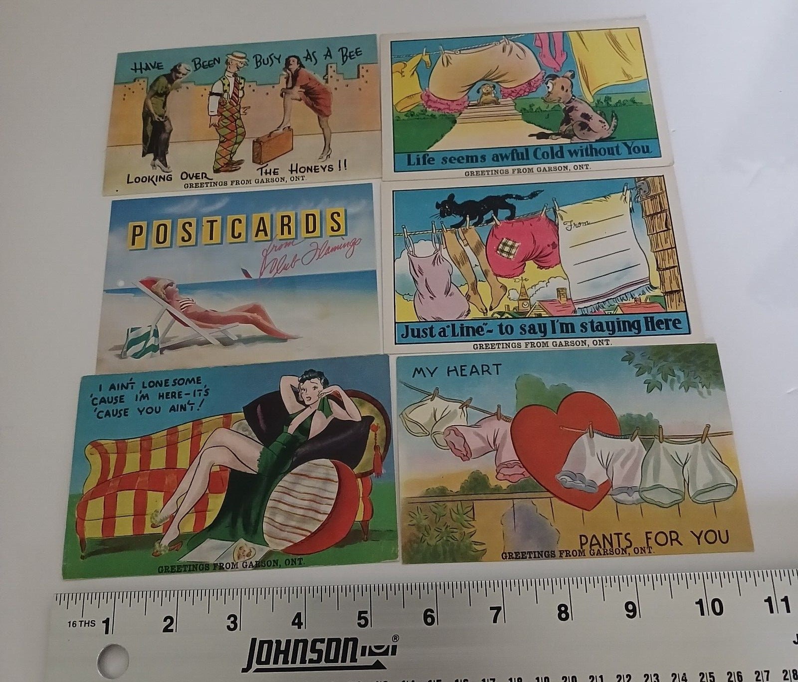 Vintage Adult Humor Postcard Comic Cartoon Funny Unused Canada Lot of 6 ...
