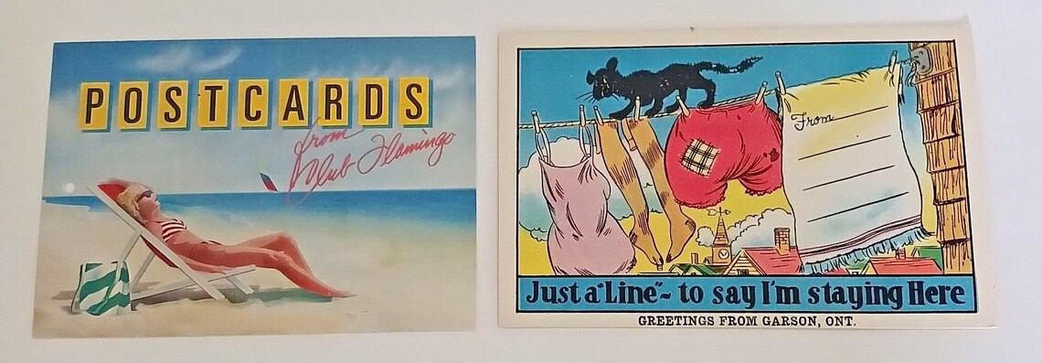 Vintage Adult Humor Postcard Comic Cartoon Funny Unused Canada Lot of 6 ...
