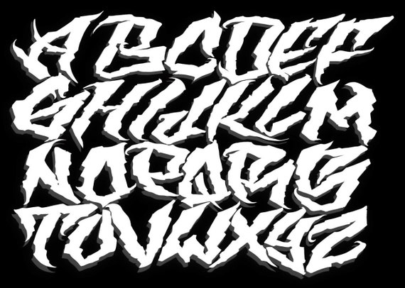 Graffiti Fonts A Z