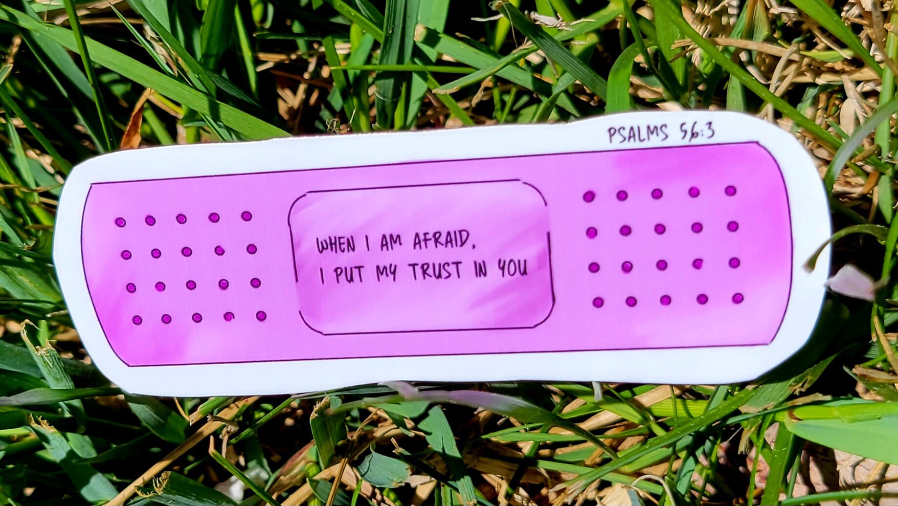When I Am Afraid Sticker - Etsy