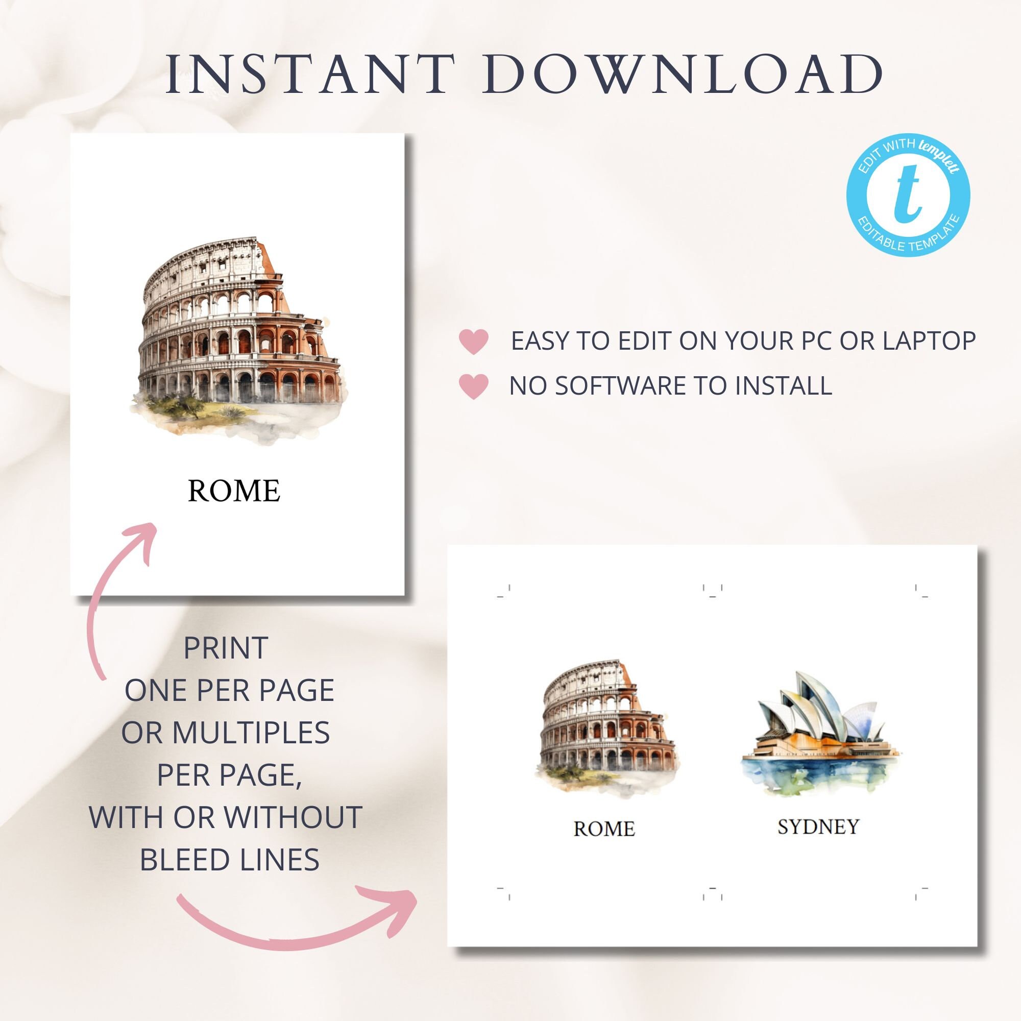 Italian Table Numbers Wedding Table Numbers and Names Wedding Table ...