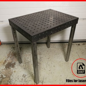 Welding Table DXF 800mm * 600mm * 90mm Laser Cut File, Workbench, DXF ...