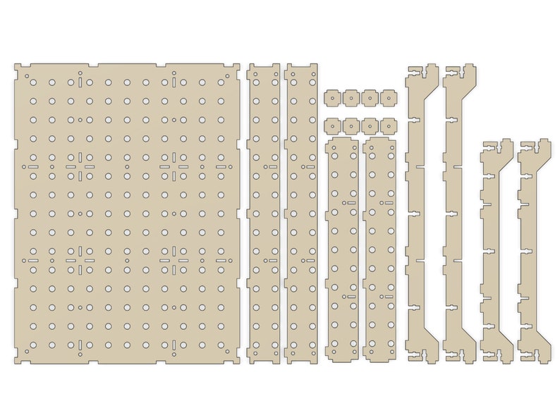 Welding Table DXF 800mm * 600mm * 90mm Laser Cut File, Workbench, DXF ...