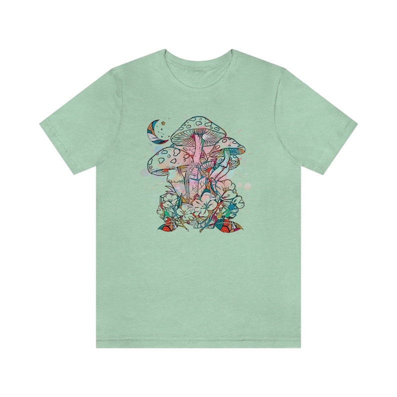 Magic Mushroom Tshirt Mushroom Gifts Cottagecore Shirt Botanical Shirt ...
