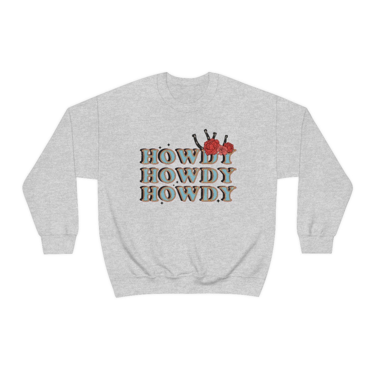 Howdy Crewneck Cowboy Sweatshirt Boho Tee Howdy Sweatshirt - Etsy