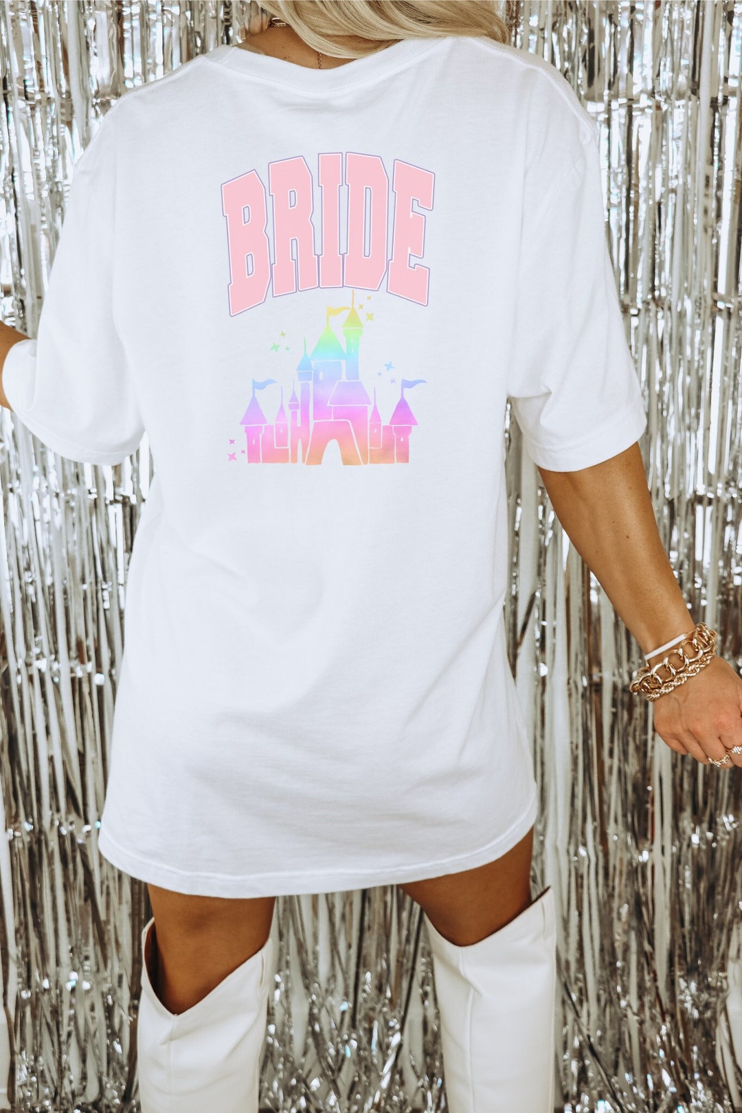 Disney Bride Shirt Disney Castle Disney Bachelorette Party Minnie Bride ...