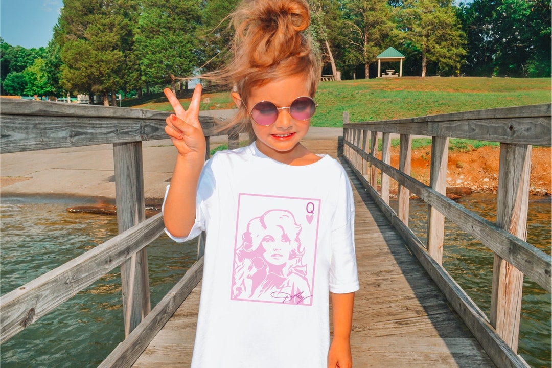 Dolly Kids Shirt in Dolly We Trust Dolly Shirt Retro Kids Clothes Pink ...