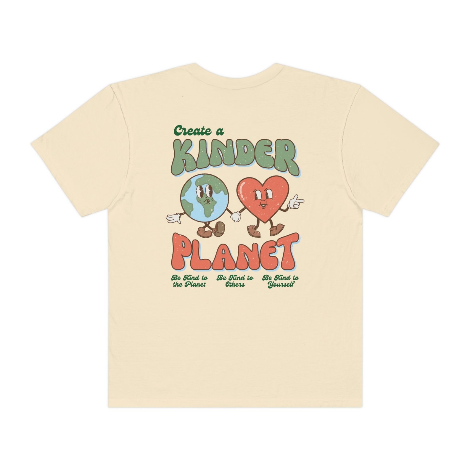 Kinder Planet Comfort Colors Tshirt Oversized Preppy Shirt - Etsy