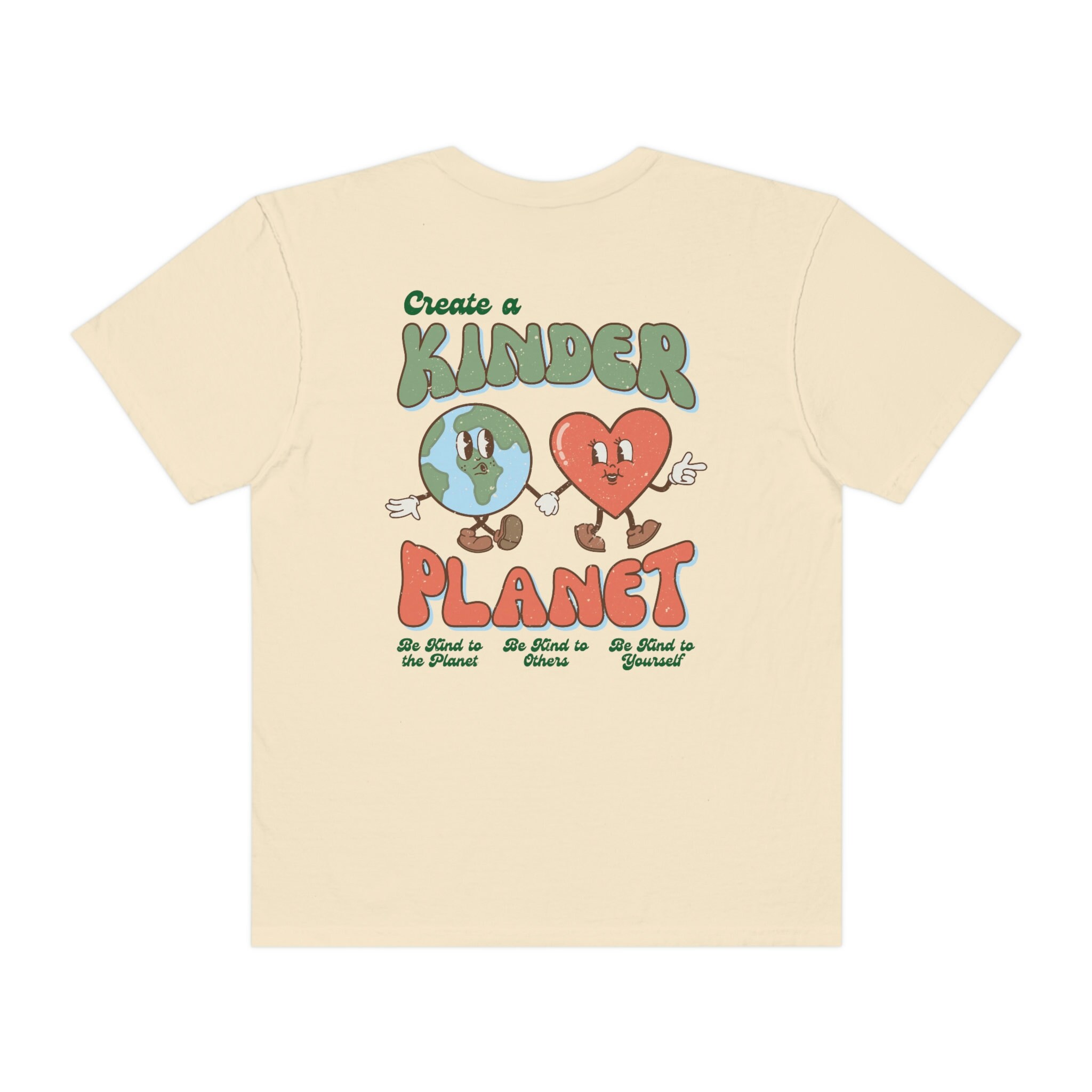 Kinder Planet Comfort Colors Tshirt Oversized Preppy Shirt - Etsy