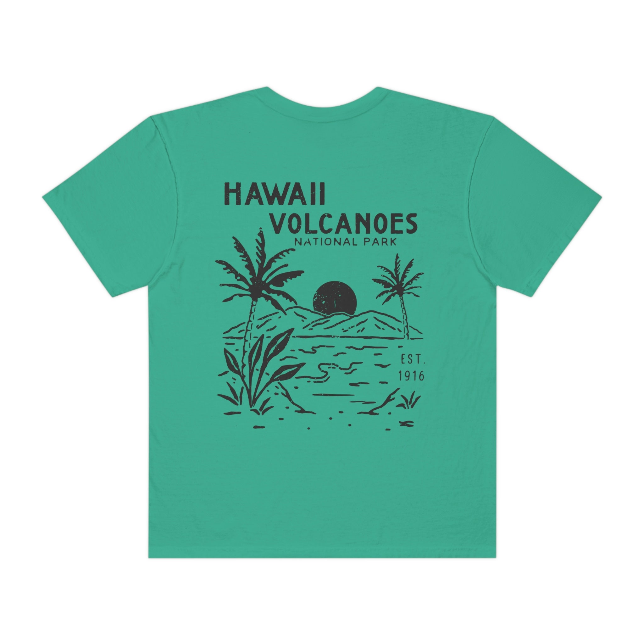Hawaii Volcanoes Comfort Colors Tshirt Preppy Hawaii Shirt Coconut Girl ...