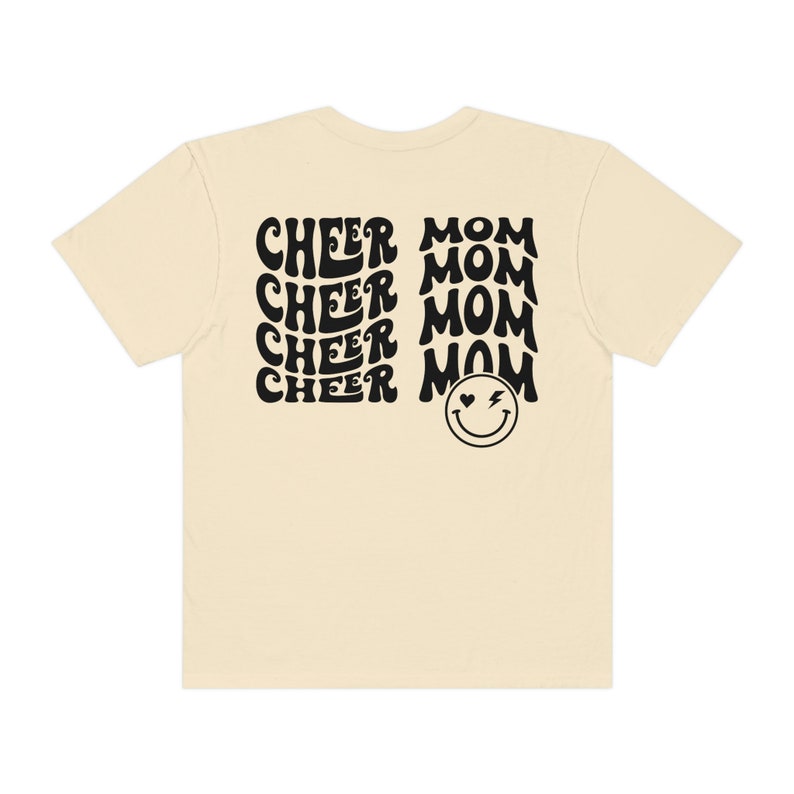 Retro Cheer Mom Comfort Colors Shirt Cheerleading Mama Cheer - Etsy