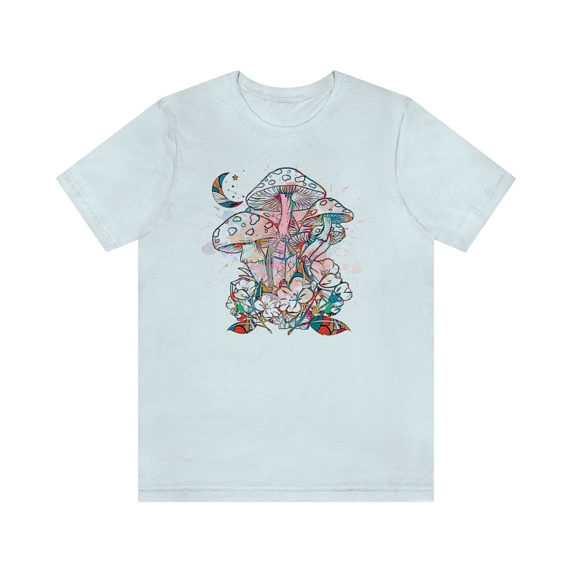 Magic Mushroom Tshirt Mushroom Gifts Cottagecore Shirt Botanical Shirt ...