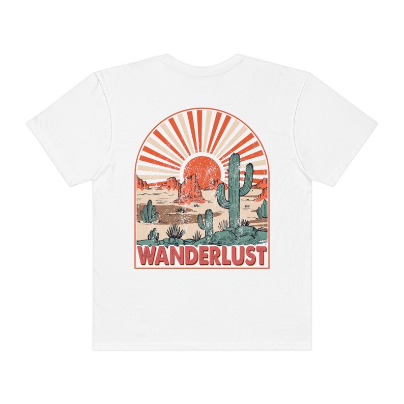 Wanderlust Comfort Colors Shirt, Western Tshirt Dress, Cute Country ...