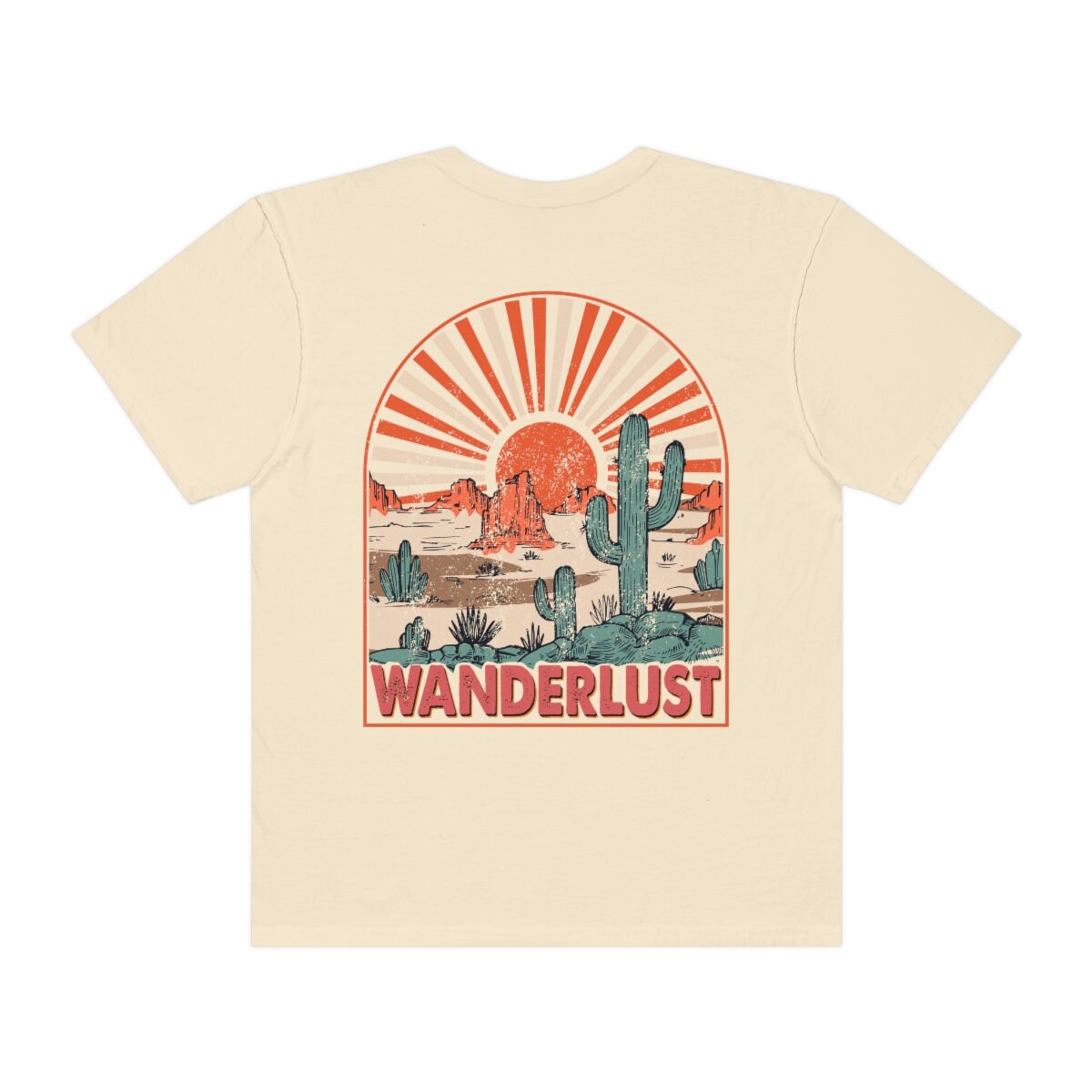 Wanderlust Comfort Colors Shirt Western Tshirt Dress Cute - Etsy