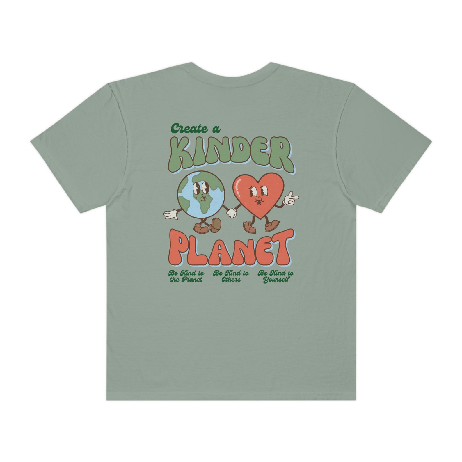 Kinder Planet Comfort Colors Tshirt Oversized Preppy Shirt - Etsy