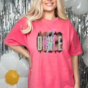 Neon Dance Comfort Colors Tshirt Dance Mom Shirt Dance Gift Dance ...