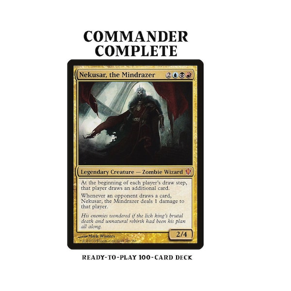Mtg Commander Deck Prebuilt - Etsy