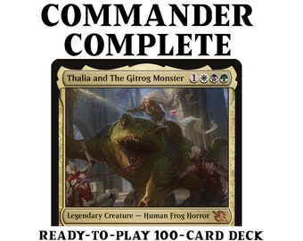 MTG Commander Deck EDH Deck Thalia and the Gitrog Monster 100 Magic ...