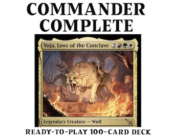 MTG Commander Deck EDH Deck Voja Jaws of the Conclave 100 Magic Cards ...