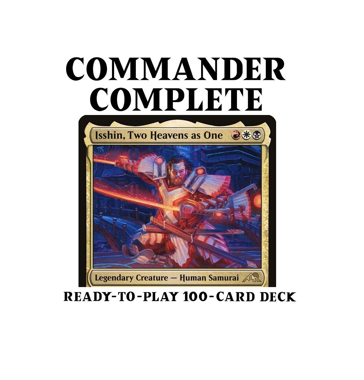 Isshin, Two Heavens as One Samurai Tribal MTG Commander Deck - Etsy