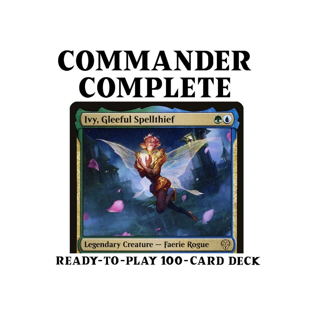 Ivy, Gleeful Spellthief Copying Everything! MTG Commander Deck - Etsy