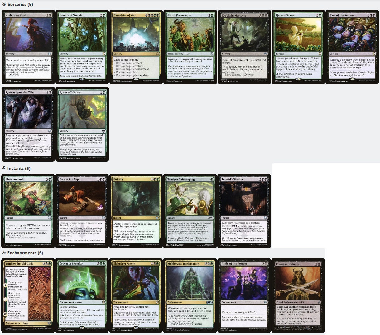 Lathril, Blade of the Elves Elf Tribal Elves Magic MTG Commander Deck ...