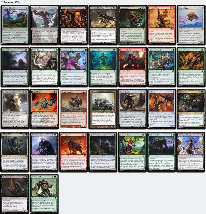 The Beamtown Bullies Reanimation Goaded Gift Magic MTG Commander Deck ...