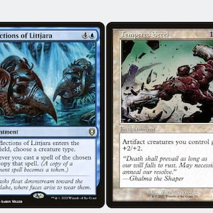 Urtet, Remnant of Memnarch MYR Tribal Five-color Magic Mtg Custom ...