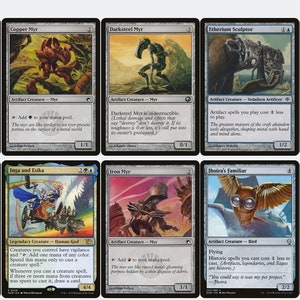 Urtet, Remnant of Memnarch MYR Tribal Five-color Magic Mtg Custom ...