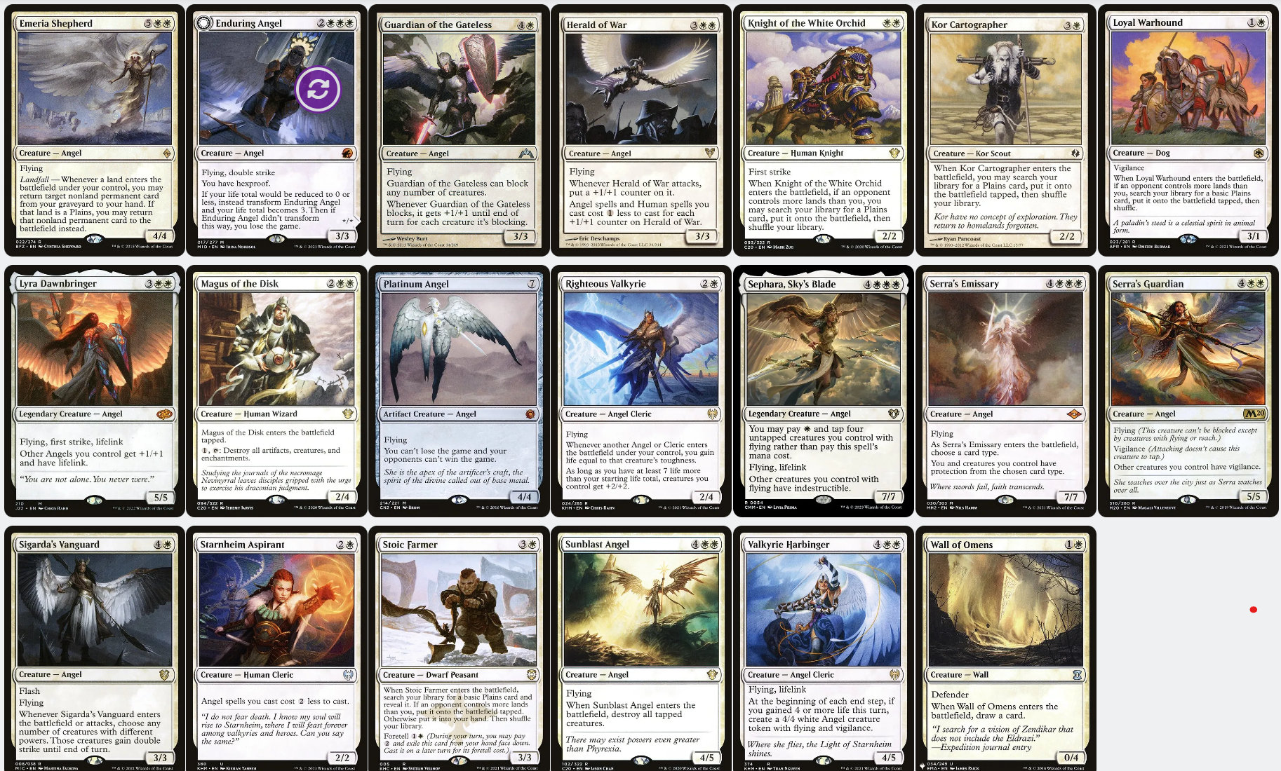 Avacyn, Angel of Hope ANGEL TRIBAL Magic MTG Custom Commander Deck - Etsy