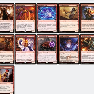 Urabrask / the Great Work RED SPELLS BURN Magic Mtg Custom Commander ...