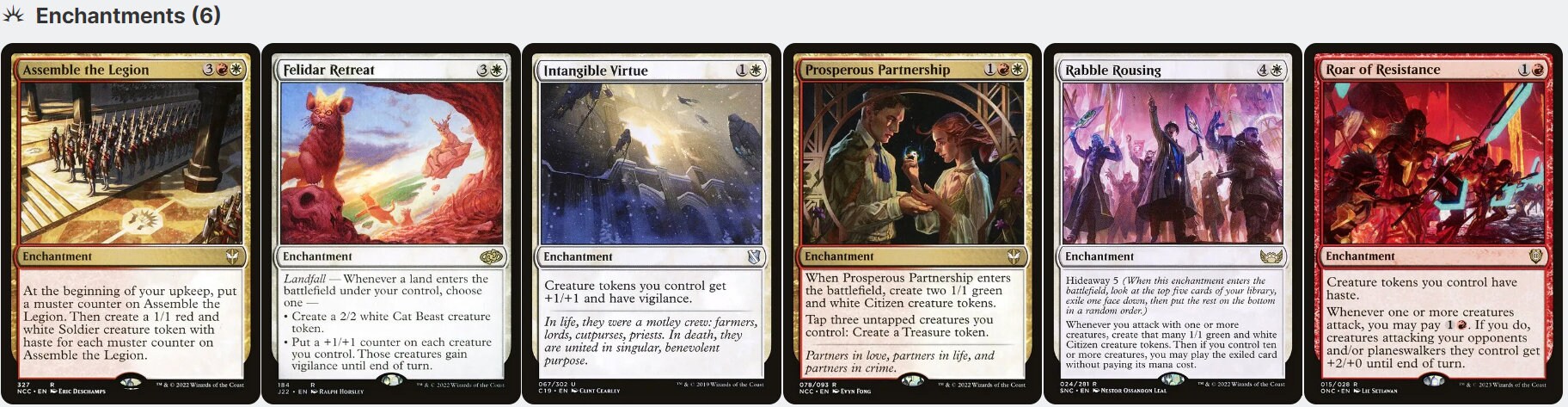 Jetmir, Nexus of Revels CREATURE TOKENS Cabaretti Naya Magic MTG ...