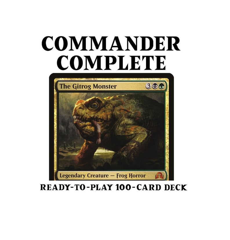 The Gitrog Monster Lands Magic MTG Commander Deck - Etsy