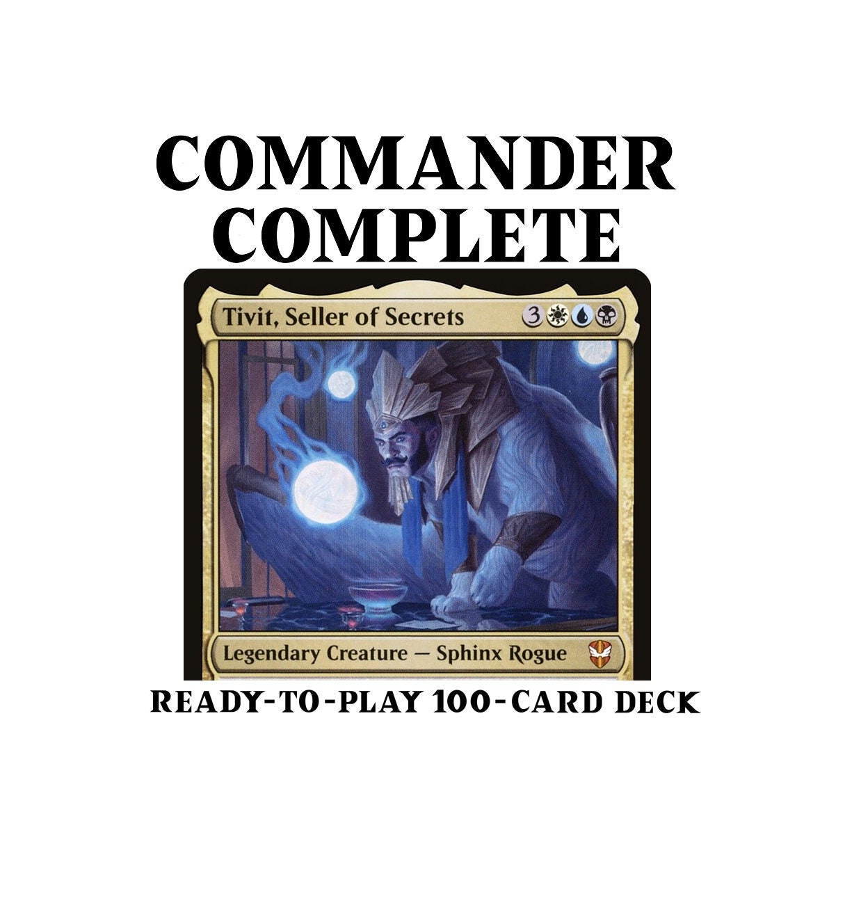 Tivit, Seller of Secrets RIGGED VOTING TOKENS Magic Mtg Custom ...