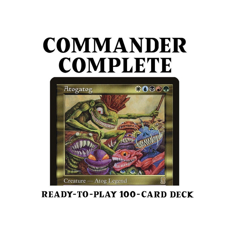 Atogatog Atog Changeling Tribal Sacrifice Magic MTG Commander Deck - Etsy