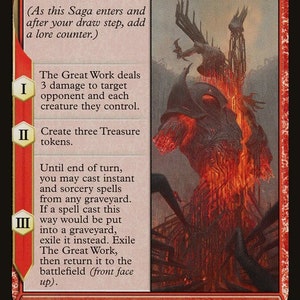 Urabrask / the Great Work RED SPELLS BURN Magic Mtg Custom Commander ...