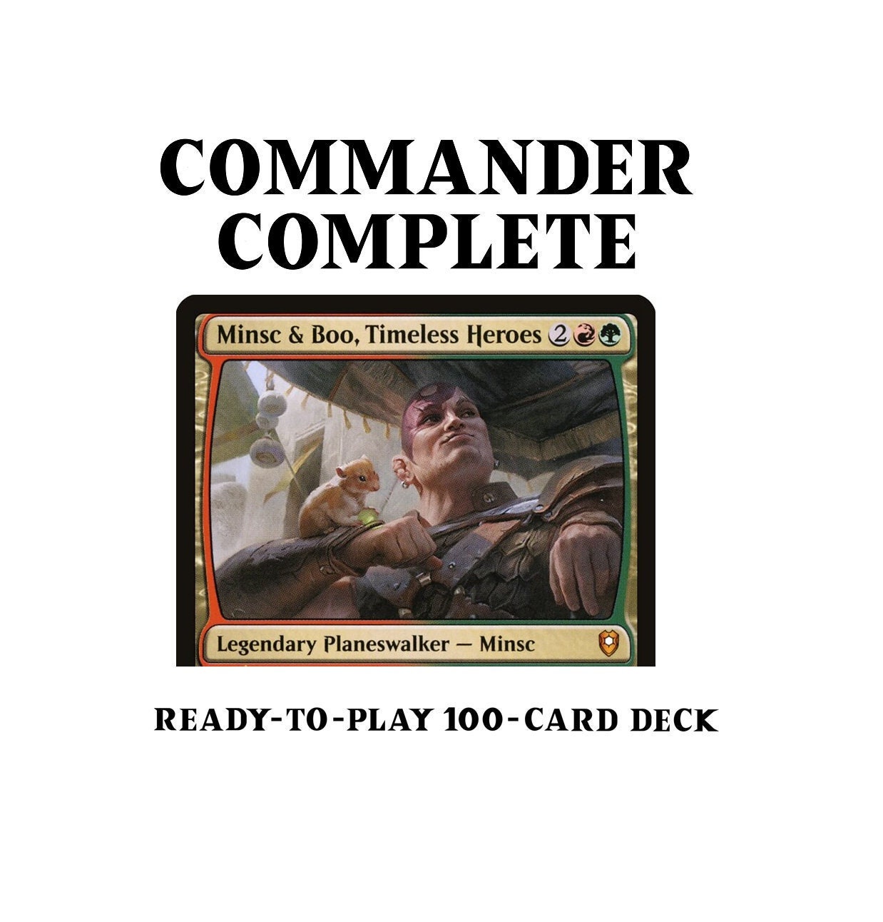 Minsc & Boo, Timeless Heroes +1/+1 Counters Magic MTG Custom Commander ...