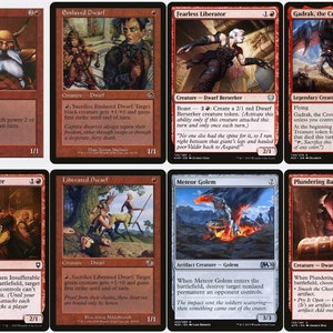 Magda, Brazen Outlaw DWARVES DRAGONS TREASURE Magic Mtg Custom ...