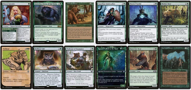 Ayula, Queen Among Bears BEAR TRIBAL Magic MTG Custom Commander Deck - Etsy