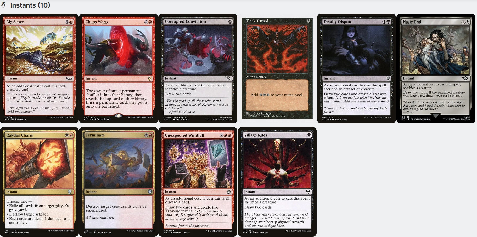 The Balrog Durin's Bane Lotr SACRIFICE Treasure Magic MTG - Etsy