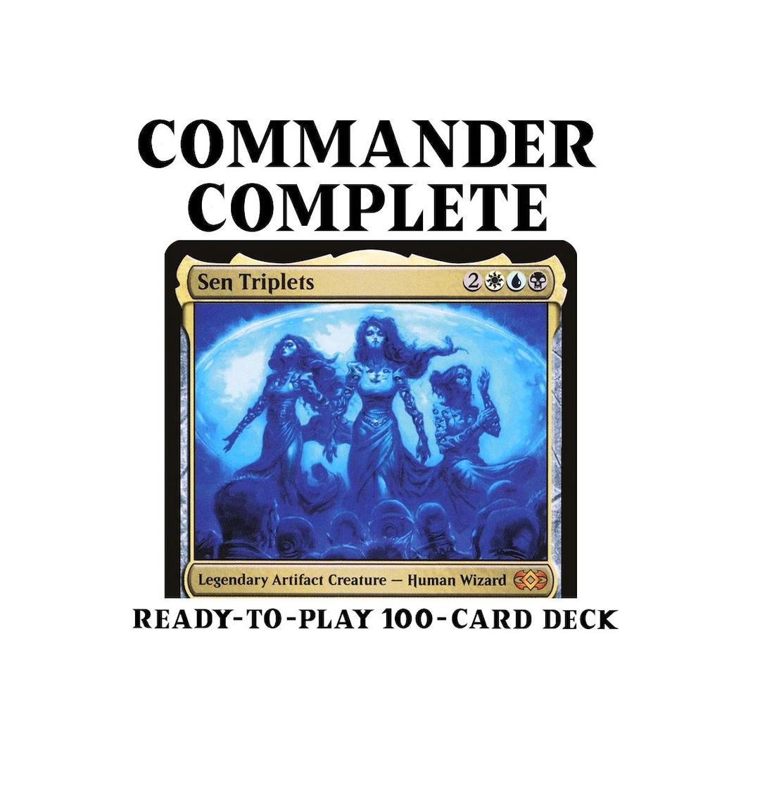 Sen Triplets THEFT STEAL Control Magic Mtg Custom Commander Deck - Etsy