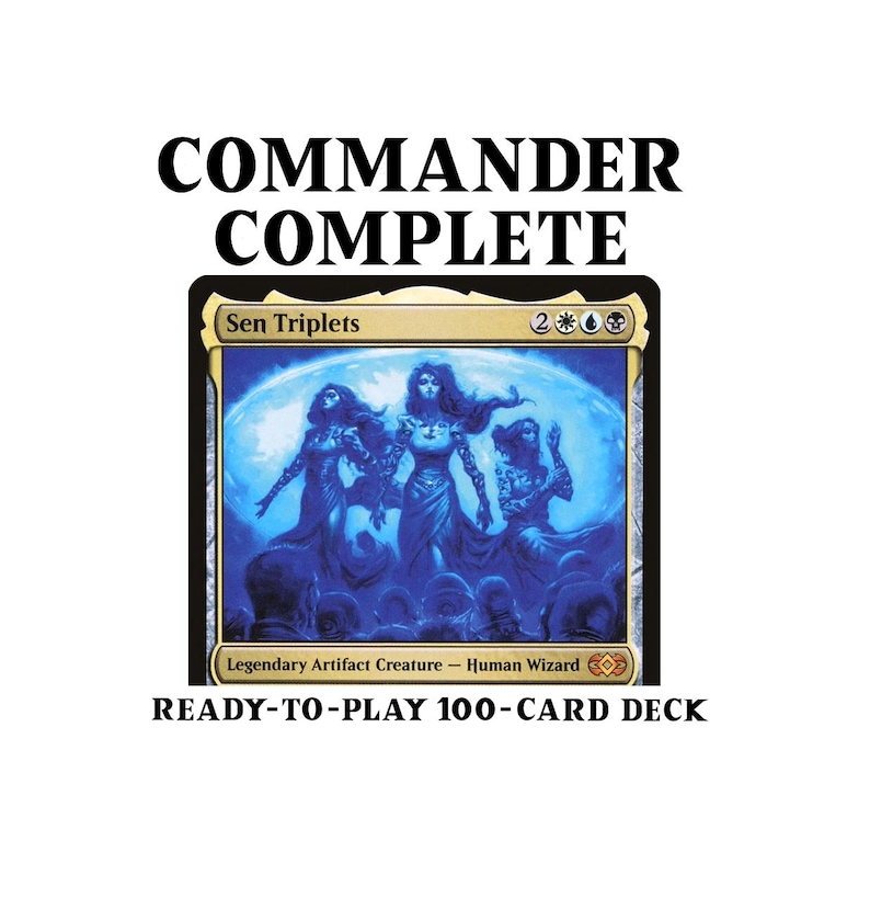 Sen Triplets THEFT STEAL Control Magic Mtg Custom Commander Deck - Etsy