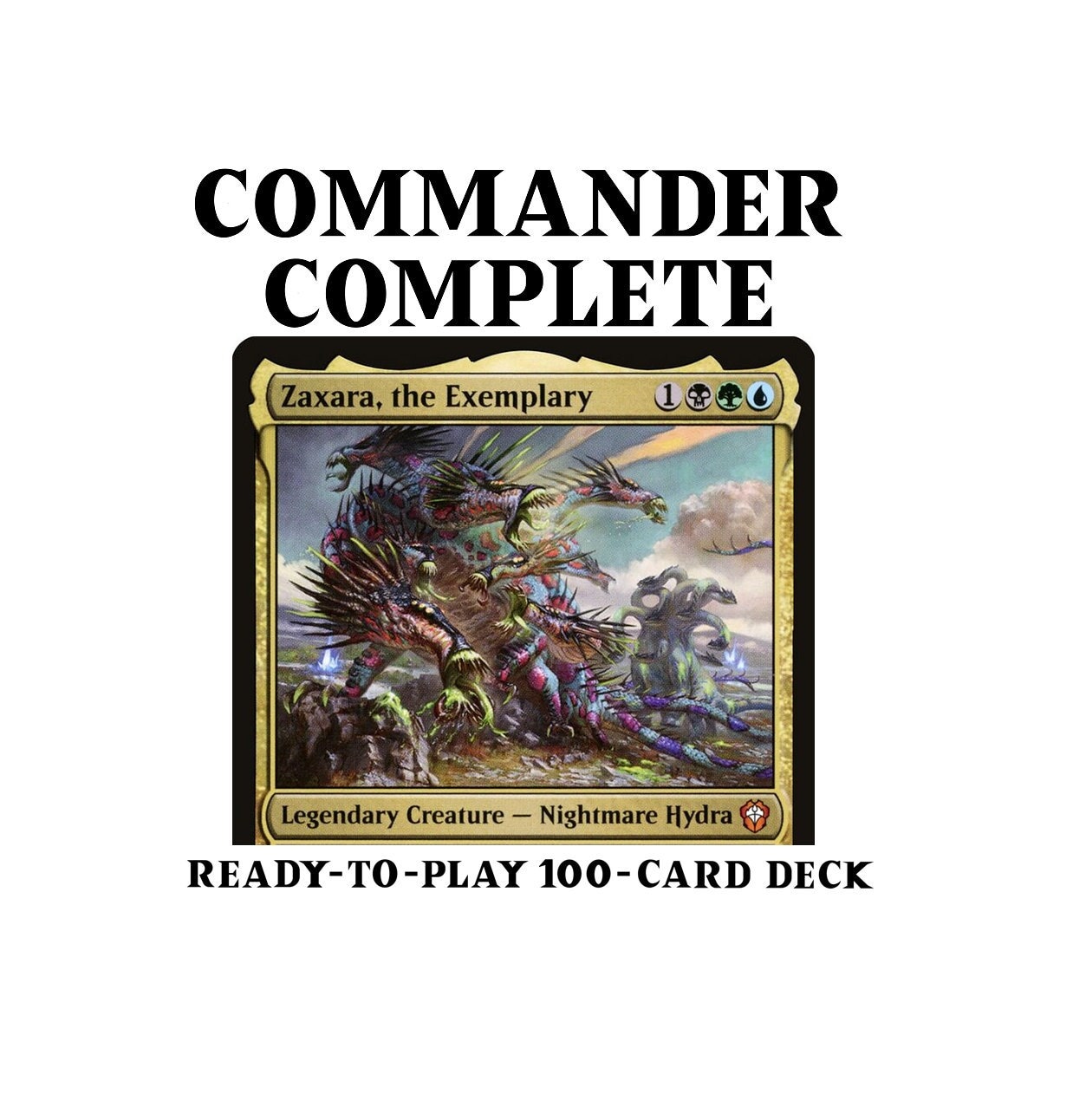 Zaxara the Exemplary Hydra Tribal Magic MTG Commander Deck - Etsy