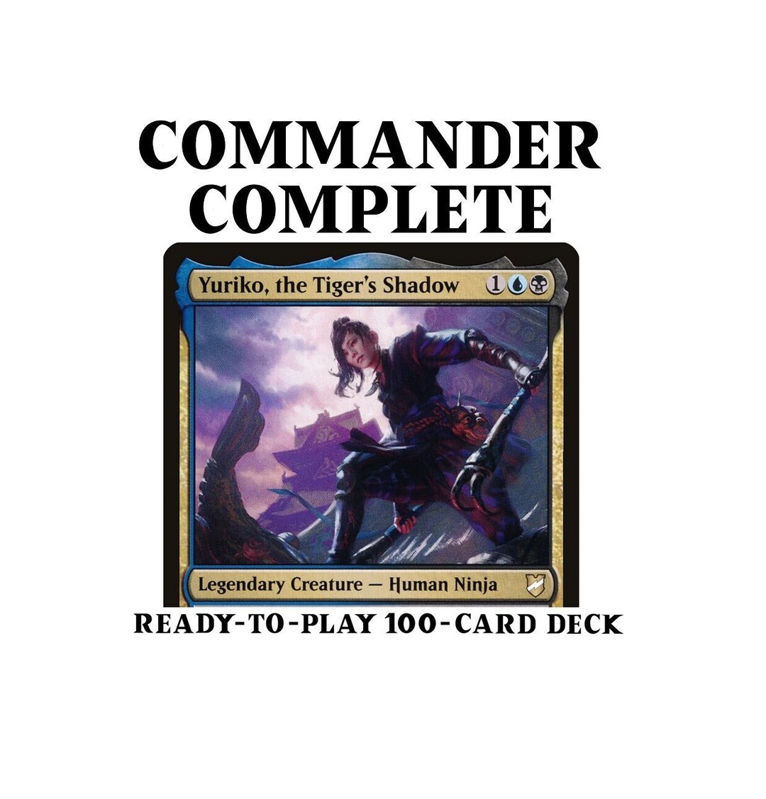 Yuriko, the Tiger's Shadow Ninja Tribal Magic MTG Commander Deck - Etsy