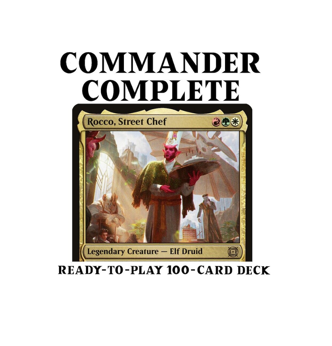 Rocco, Street Chef FOOD +1/1 COUNTERS Cabaretti Magic Mtg Custom ...