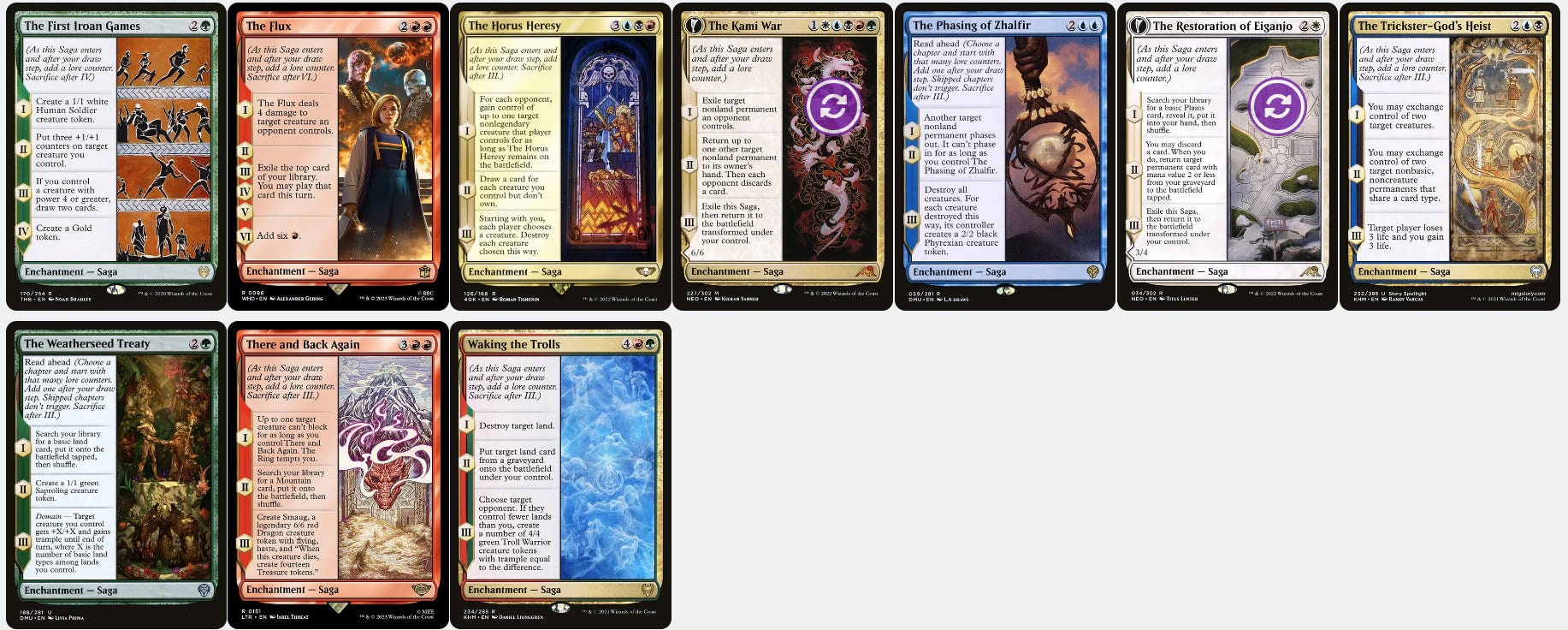 Tom Bombadil Lotr SAGA ENCHANTRESS Five-color Magic MTG Custom ...