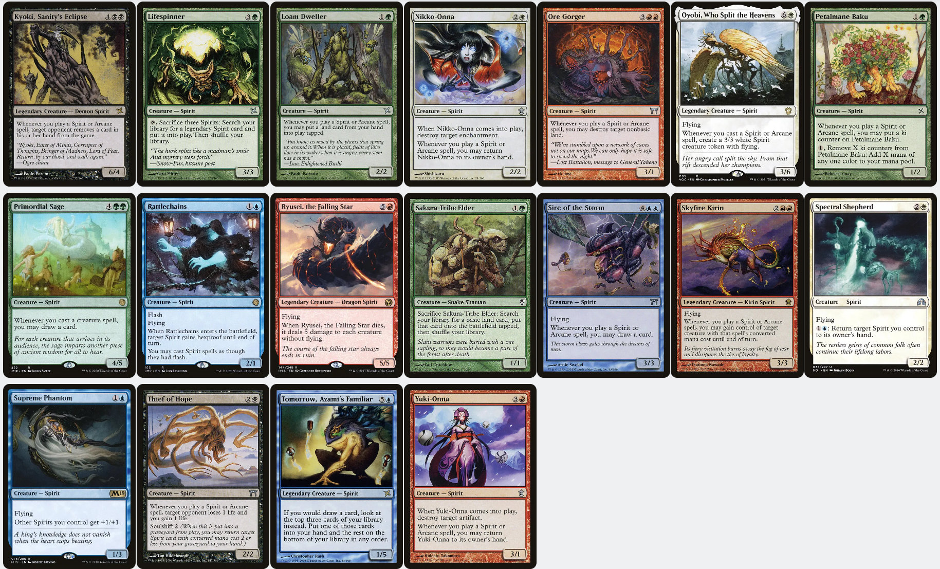 O-kagachi, Vengeful Kami KAMIGAWA SPIRIT TRIBAL Magic Mtg Custom ...